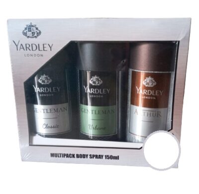 Gents Yardley Body Spray - Multipack - ApparelBay Sri Lanka